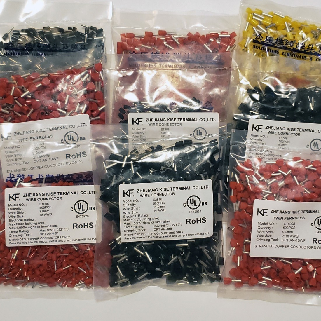 Wire End Ferrules - 500 pack