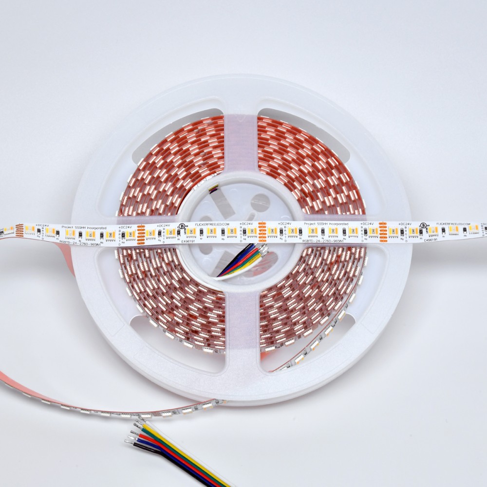 24V ProColour RGB+TD 60/m or 96/m Single Chip LED Ribbon - 5m